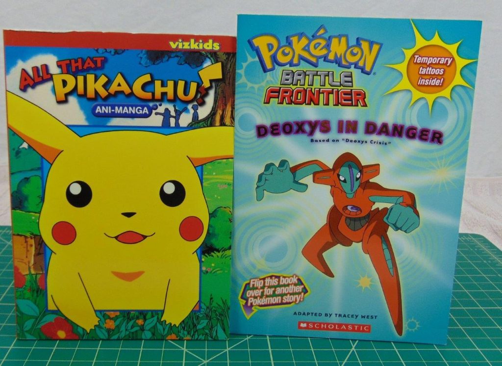 Pokemon Book Lot of 2 All That Pikachu Ani-Manga Pokemon Battle ...