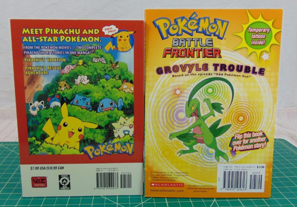Pokemon Book Lot of 2 All That Pikachu Ani-Manga Pokemon Battle ...