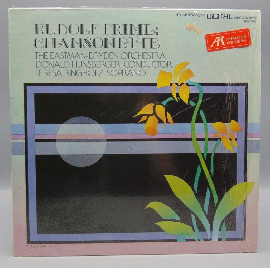 Rudolf Friml Chansonette Record Album Lp Abq 6562 Arabesque Recordings