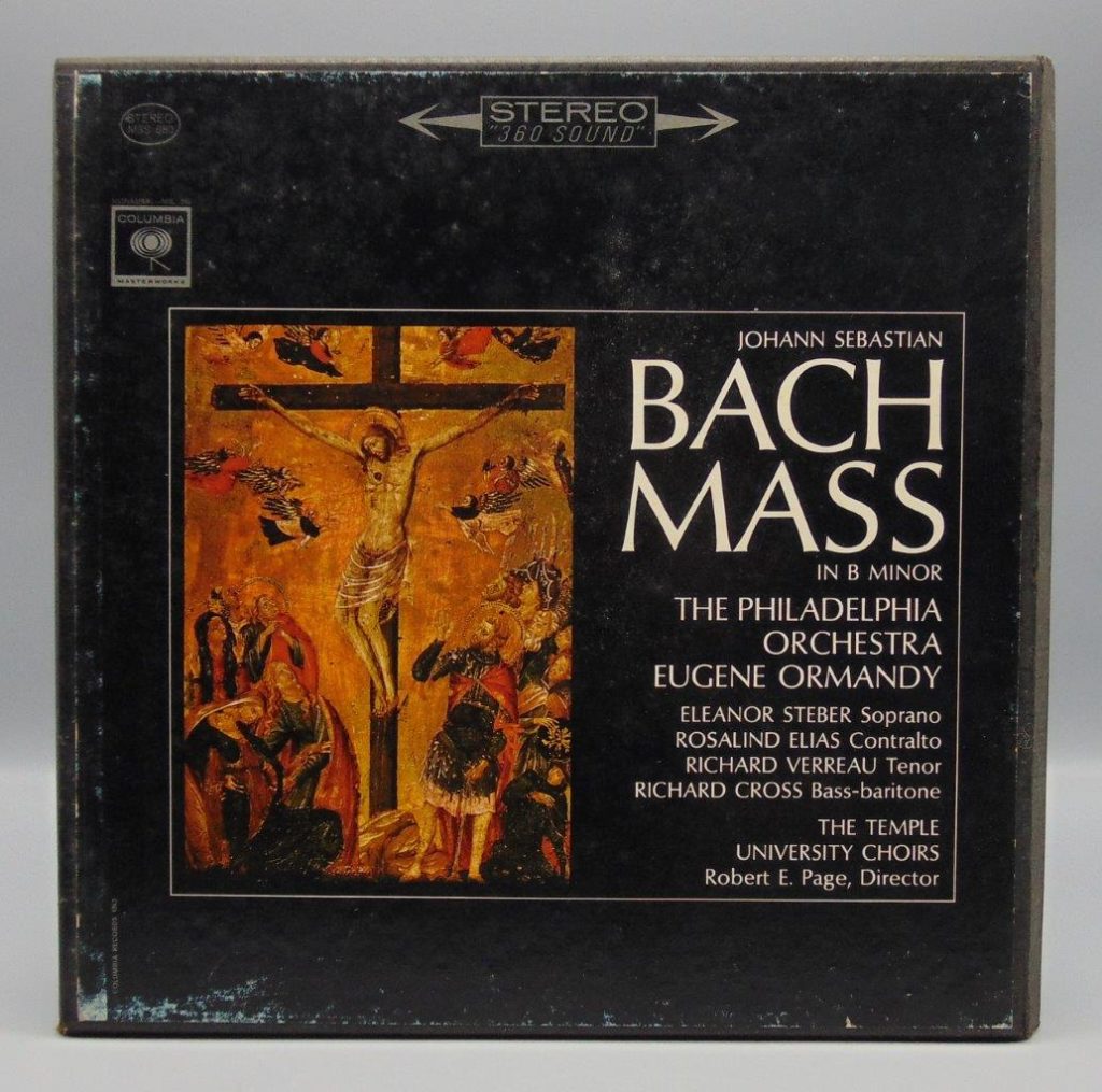 Johann Sebastian Bach, The Philadelphia Orchestra, Eugene Ormandy Mass In B Minor LP Vinyl M3S ...