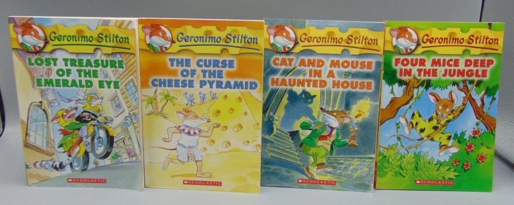 Lot of 8 Geronimo Stilton Softcover Books by Elisabetta Dami