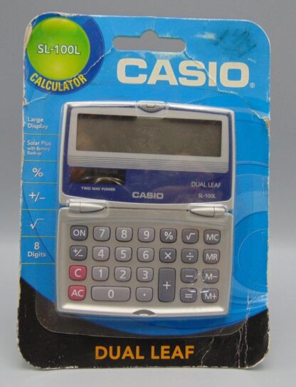 Casio SL-100L Dual-Leaf Calculator Sealed