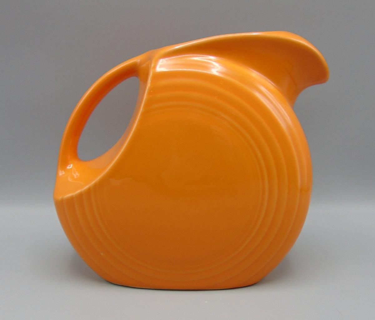 Fiesta Fiestaware Tangerine Disc Ice Lip Water Pitcher p86