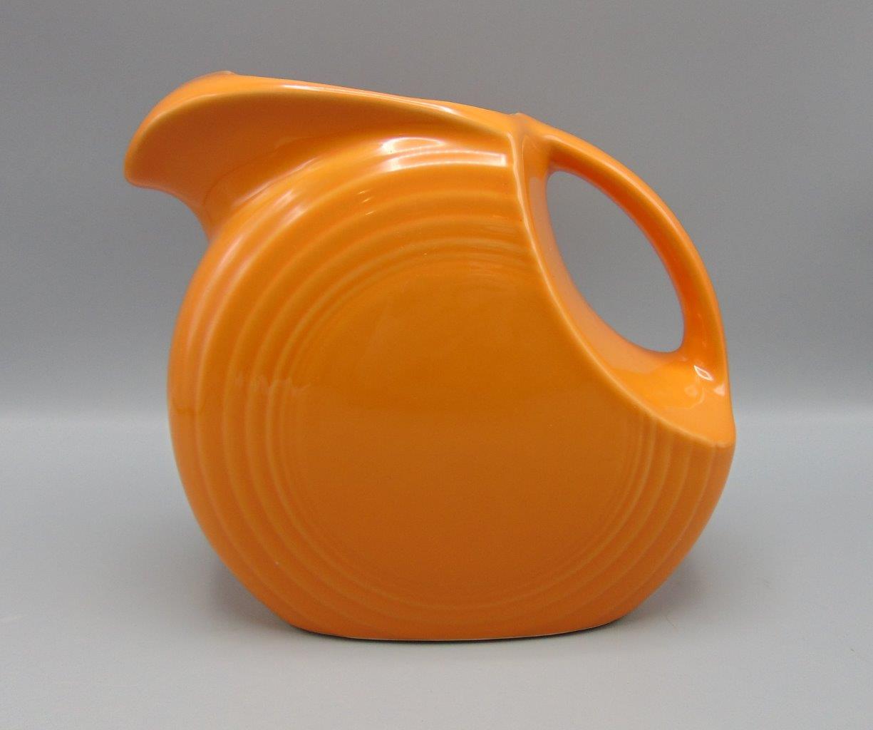 Fiesta Fiestaware Tangerine Disc Ice Lip Water Pitcher p86