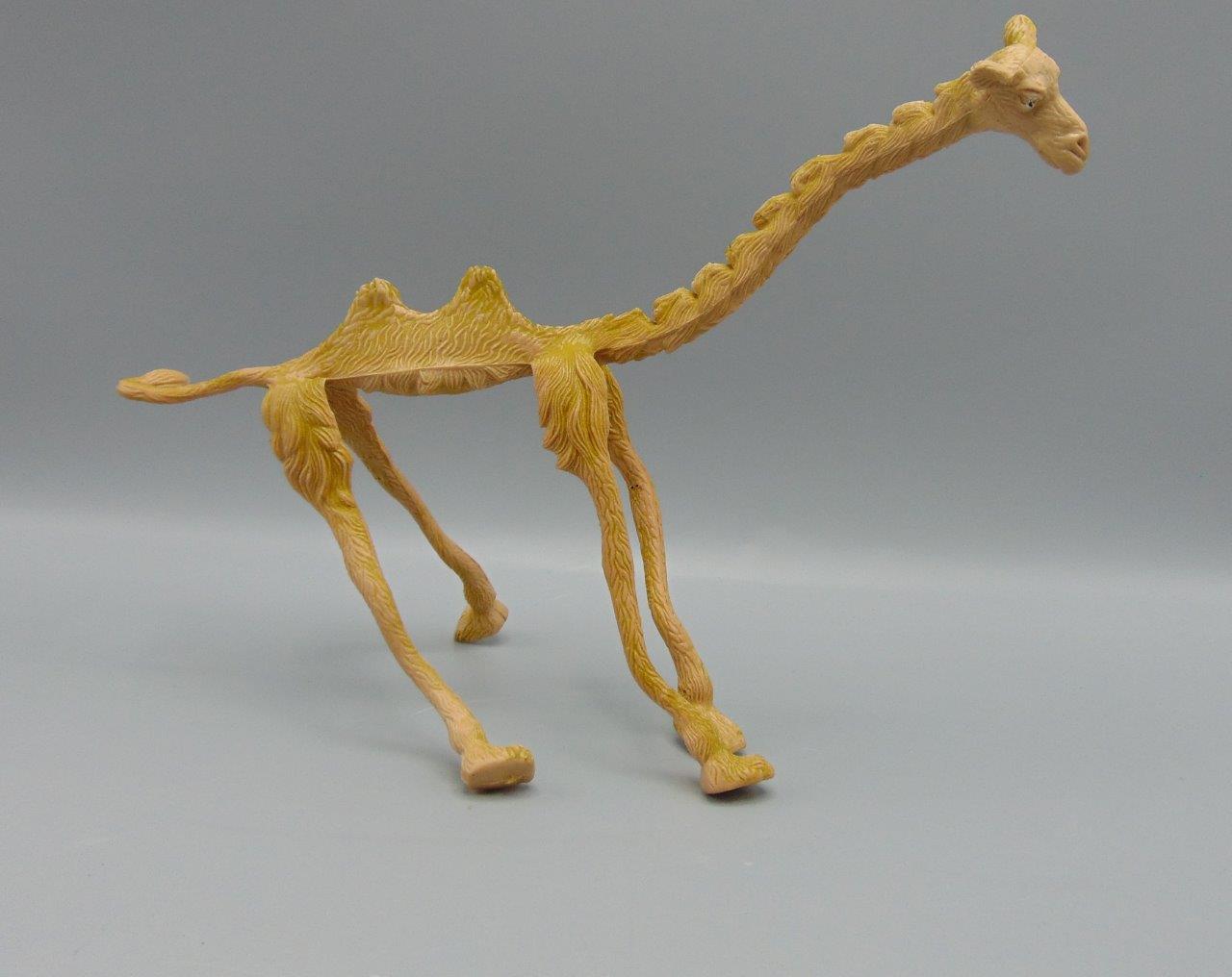 Vintage Flexible Wire Rubber Toy Giraffe Bendy Bendable
