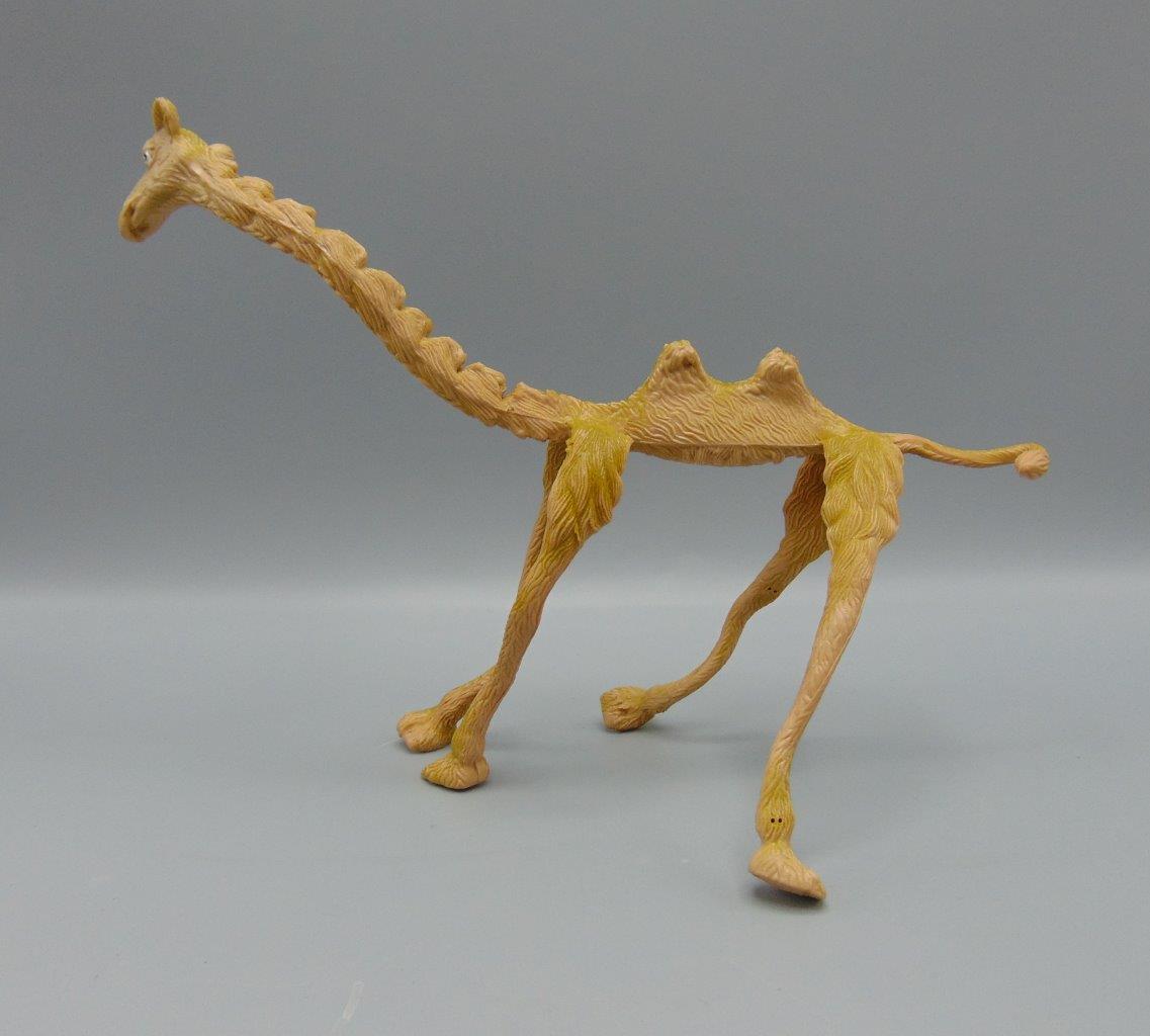 Vintage Flexible Wire Rubber Toy Giraffe Bendy Bendable