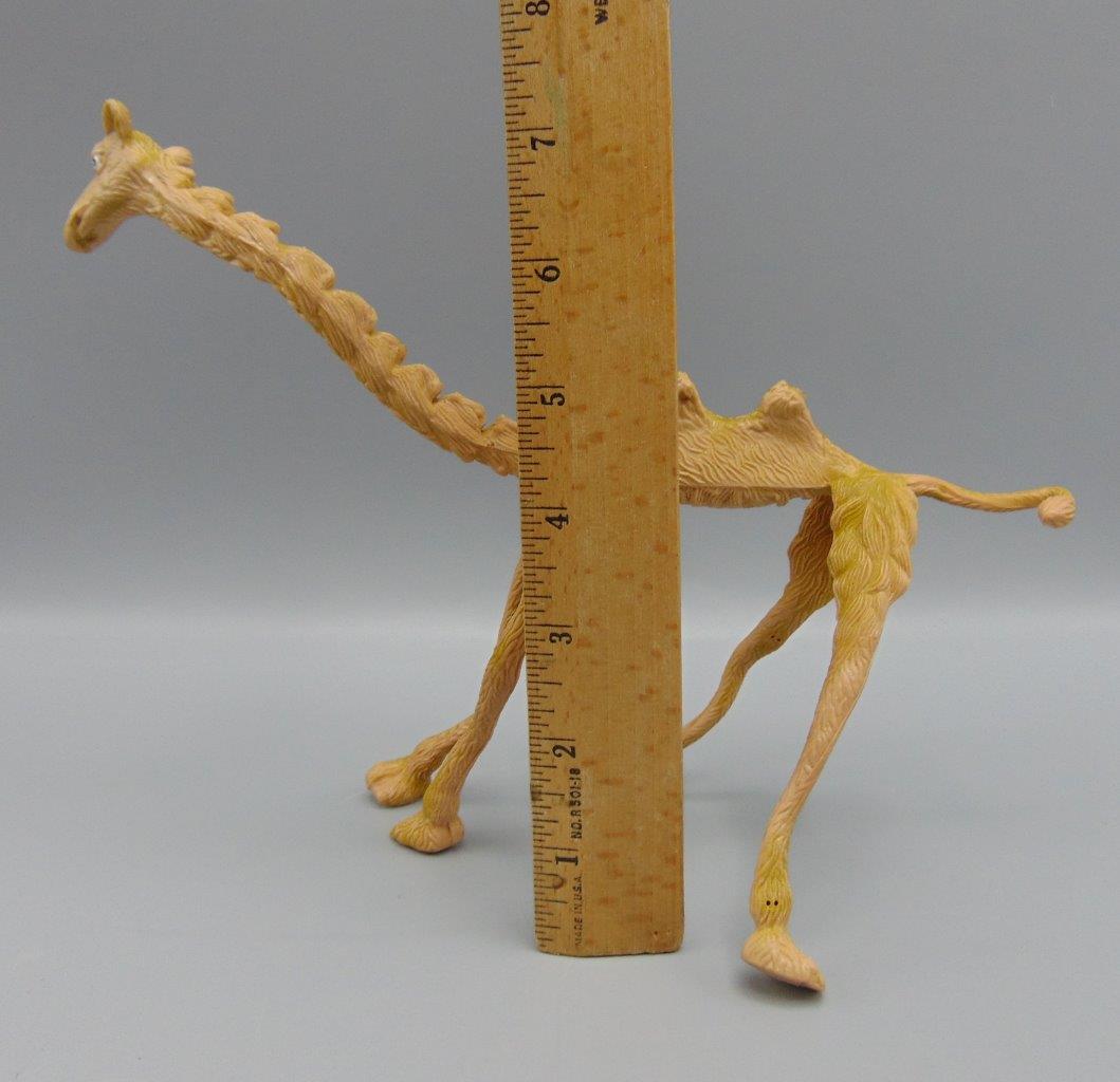 Vintage Flexible Wire Rubber Toy Giraffe Bendy Bendable