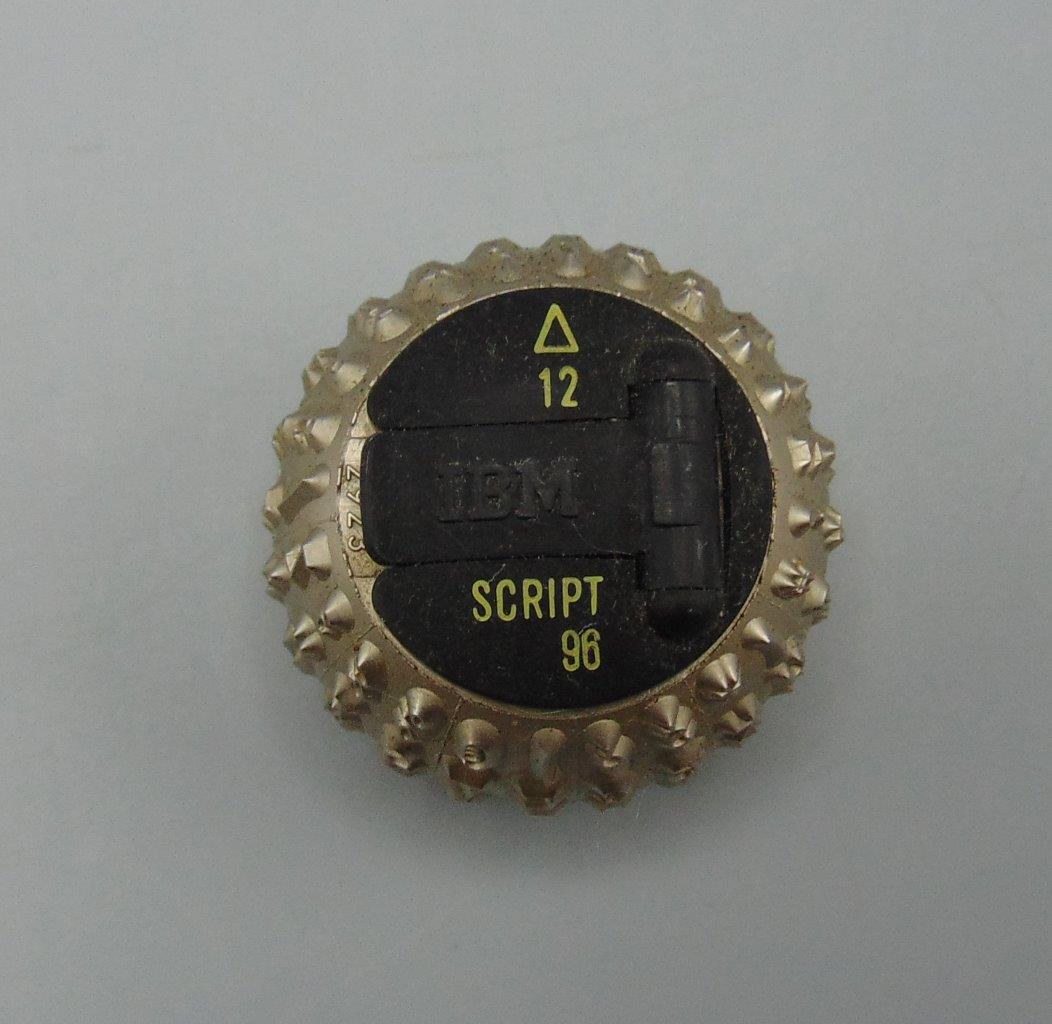 IBM Selectric Typeball Element Script 96 12
