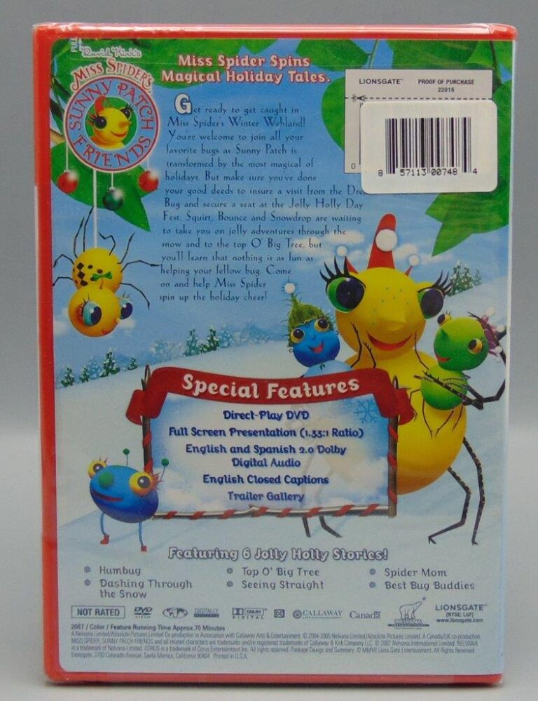 SEALED Miss Spider's Sunny Patch Friends Hum Bug (DVD, 2007)