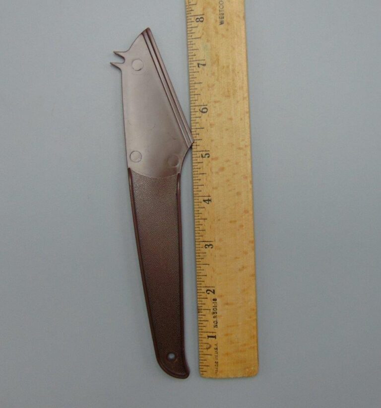 Tupperware Gadget 1223-2 Brown Cheese Slicer Knife Kitchen Tool Olive ...